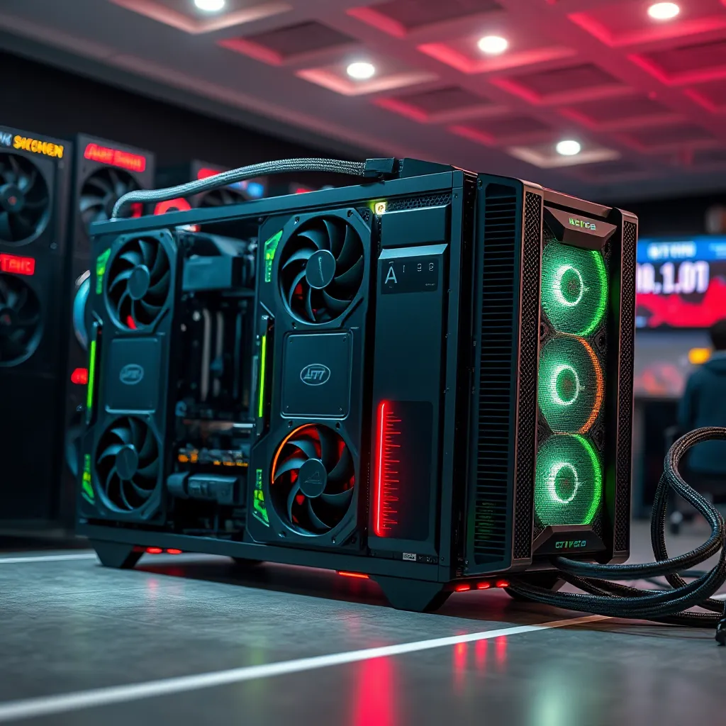 Maximizing Returns with an Eight-GPU Mining Rig